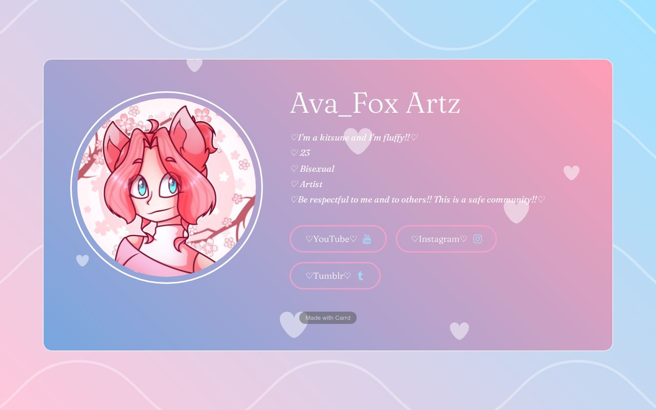 Ava's Link Card!